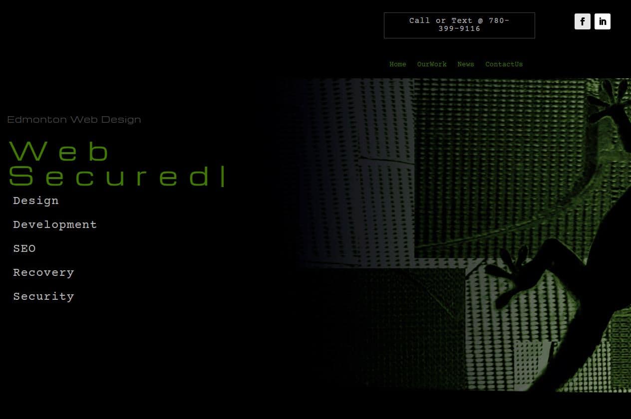 Our Work - Edmonton Web Design - Web Secured Design